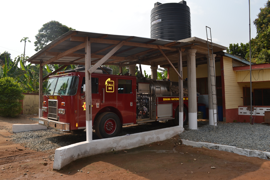 Water supply for Nsawam Fire Station – Blue Skies Global